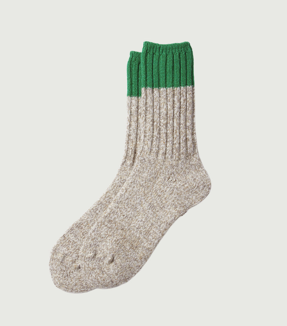 Merino Wool Ragg Socks Green – BLAW