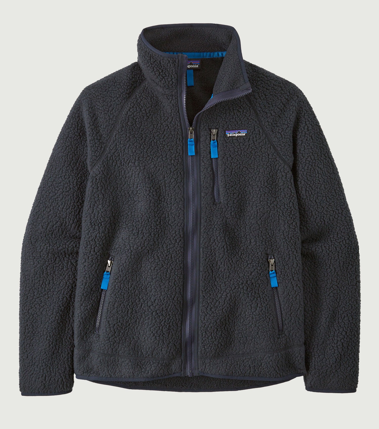 Men's Retro Pile Fleece Jacket Pitch Blue w/Endless Blue – BLAW